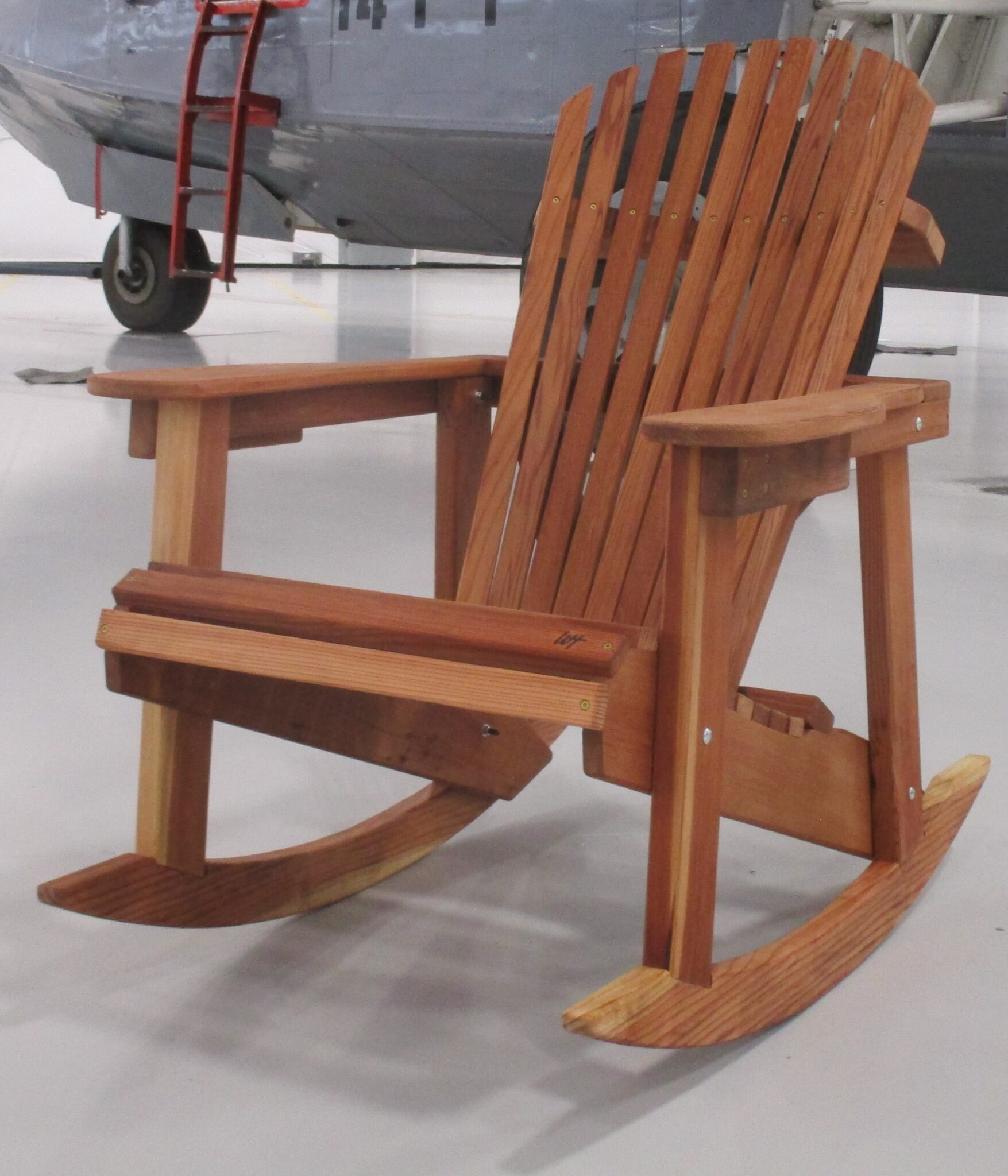 Adirondack Rocking Chair - WT Redwood Products